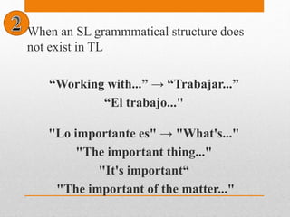 Other translation method - Shift or transposition | PPTX