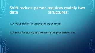 Shift reduce parser | PPTX