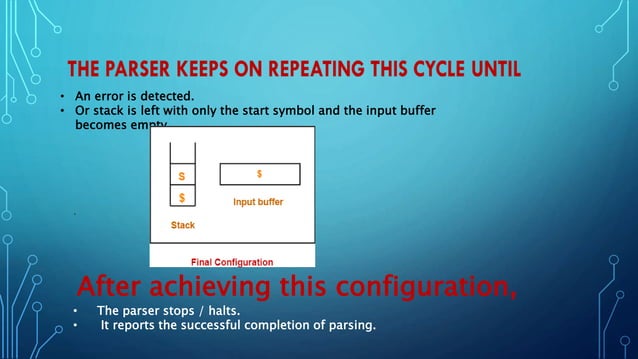 Shift reduce parser | PPTX