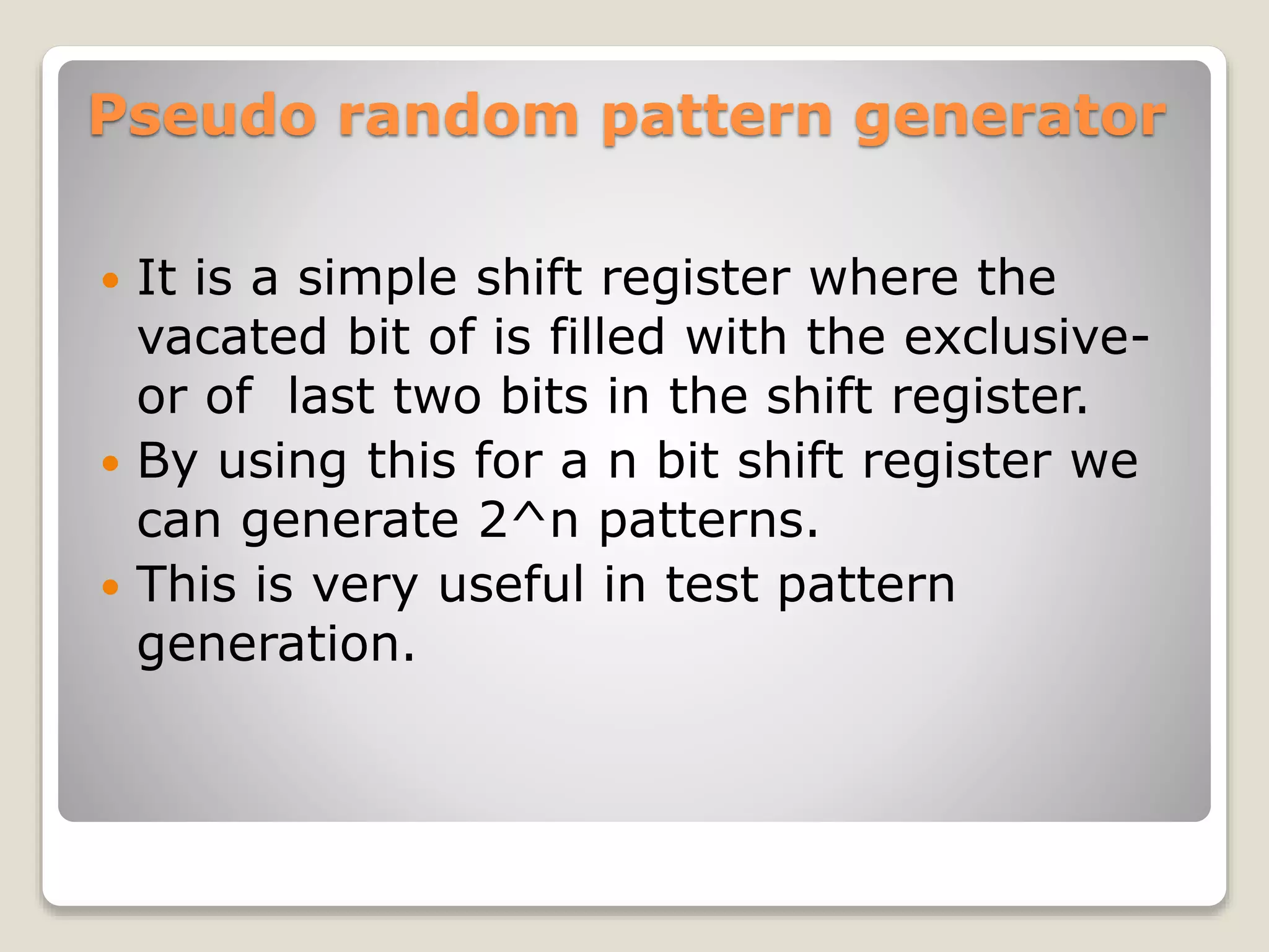 Overview of Shift register and applications | PPTX