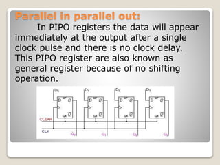 Overview of Shift register and applications | PPTX
