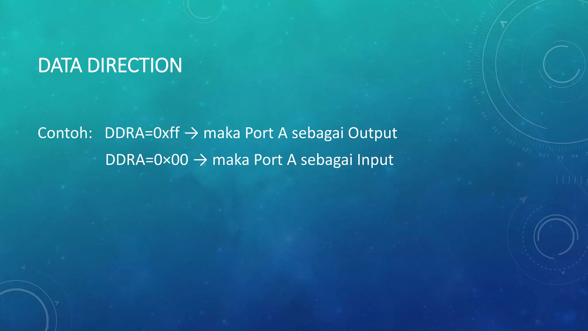 Shift register dan data direction | PPTX