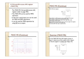 Shift registers | PDF