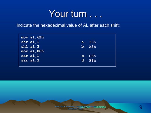 Shift rotate | PPT | Programming Languages | Computing