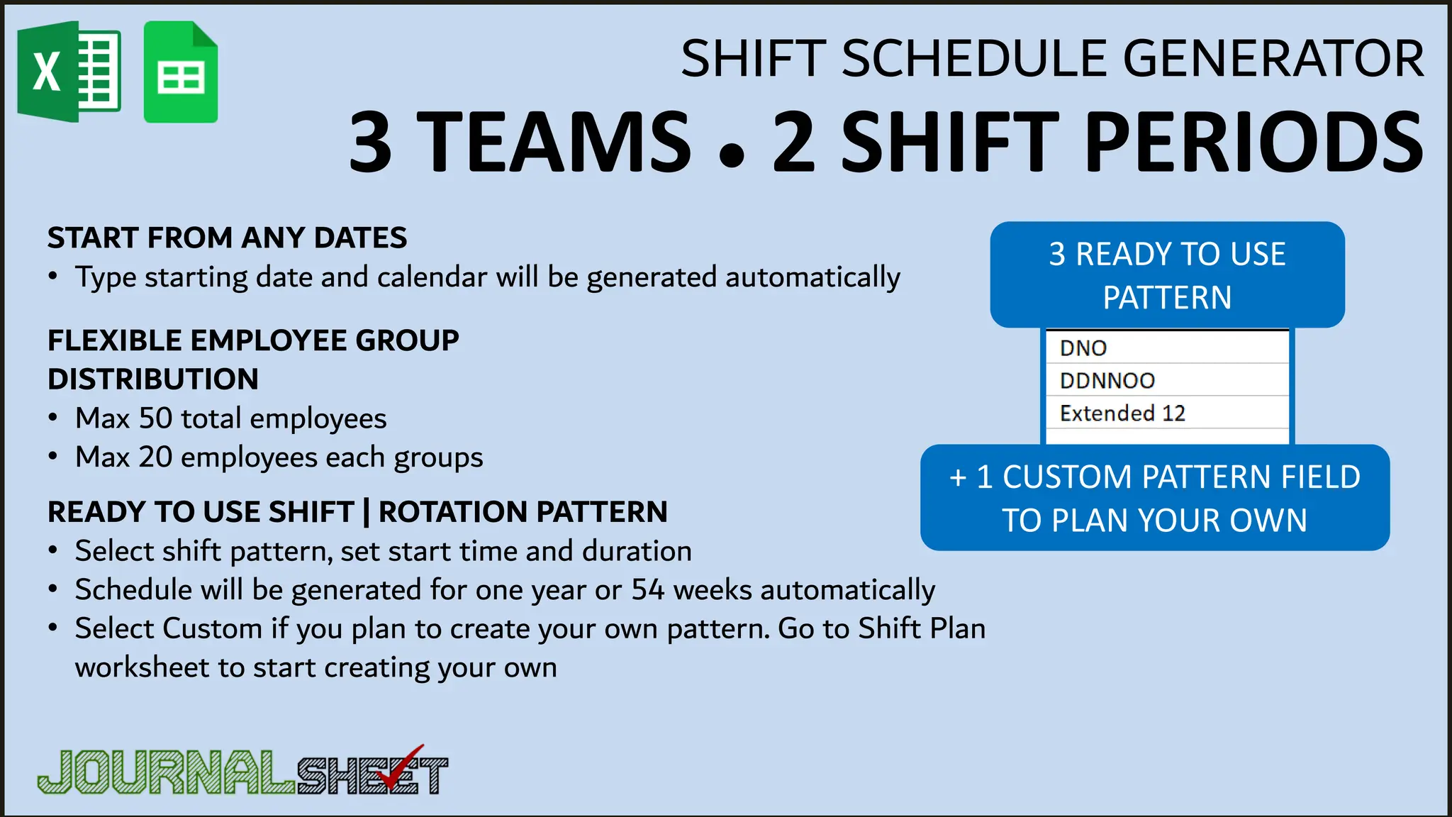 Shift Schedule Generator 3 Teams 2 Shift Periods | PDF