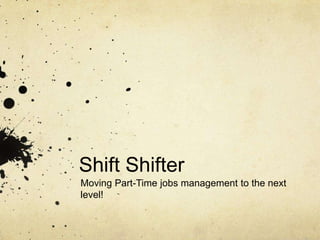 Time Shift | PPT