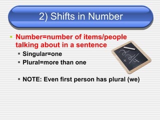 Shifts notes 1a powerpoint | PPT