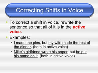 Shifts notes 2a powerpoint | PPT