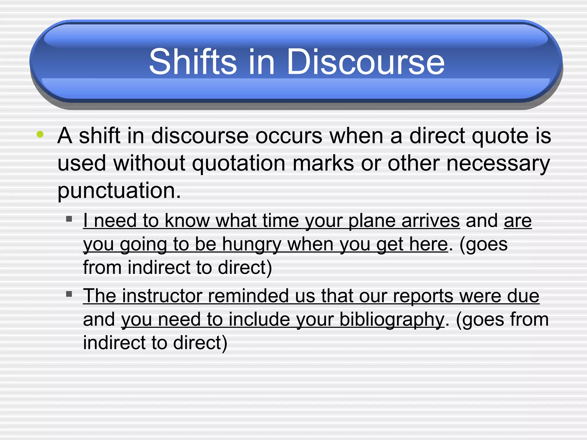 Shifts notes 3 powerpoint | PPT
