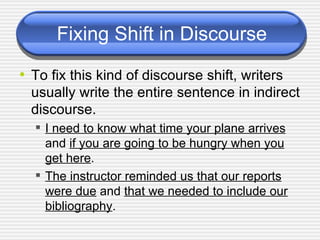 Shifts notes 3 powerpoint | PPT