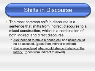Shifts notes 3 powerpoint | PPT