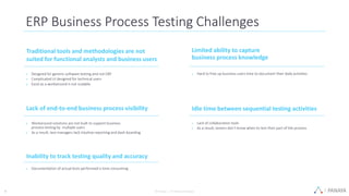 Shift to ‘business process level’ erp testing emea | PPT