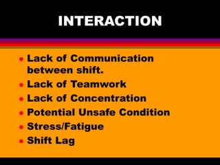 Construction site Shift Work during day and night | PPT