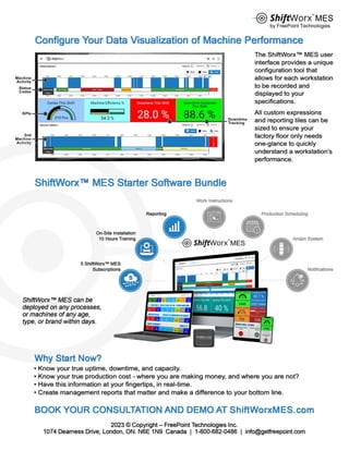 ShiftWorx MES - SaaS Starter Bundle - FreePoint Technologies | PDF