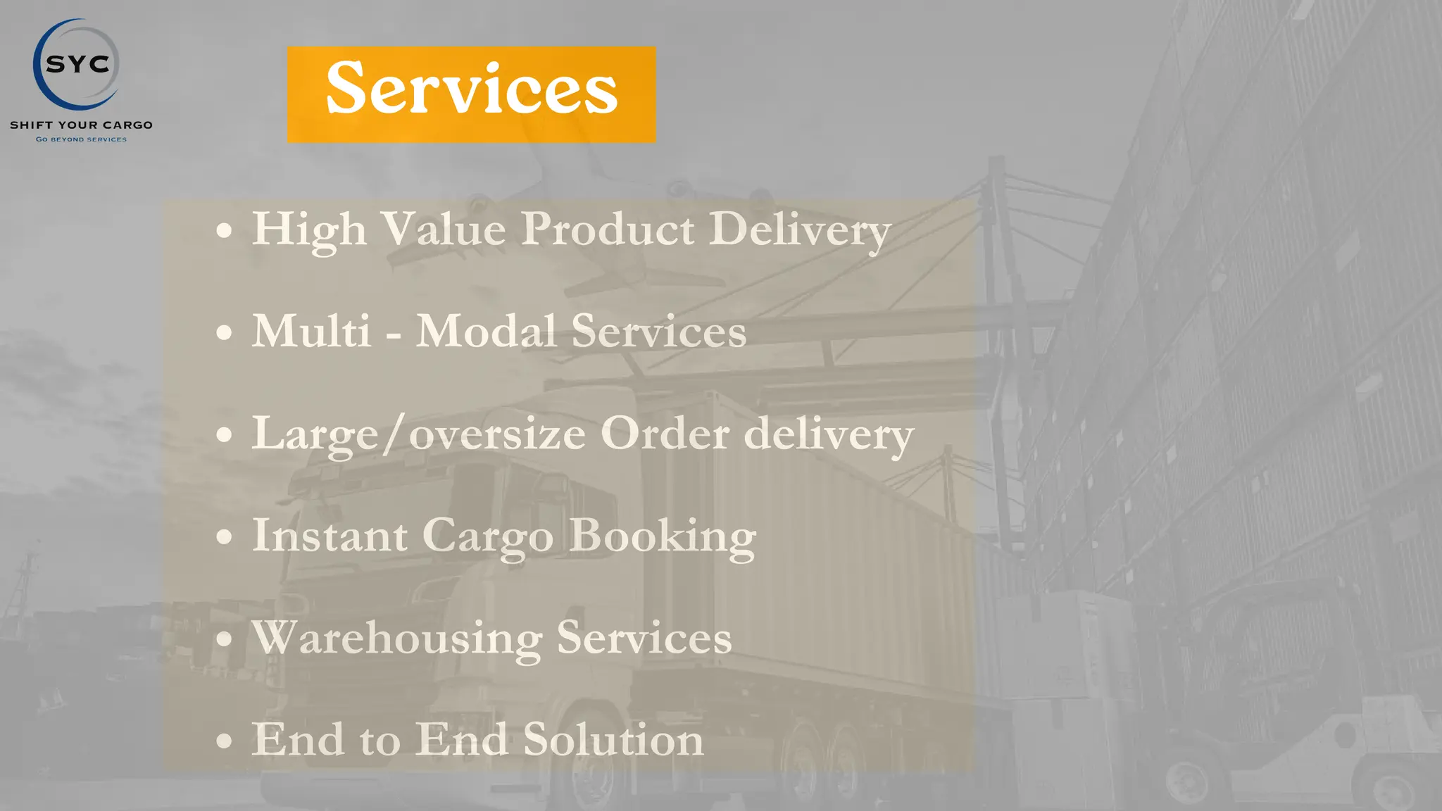 SHIFT YOUR CARGO | PDF