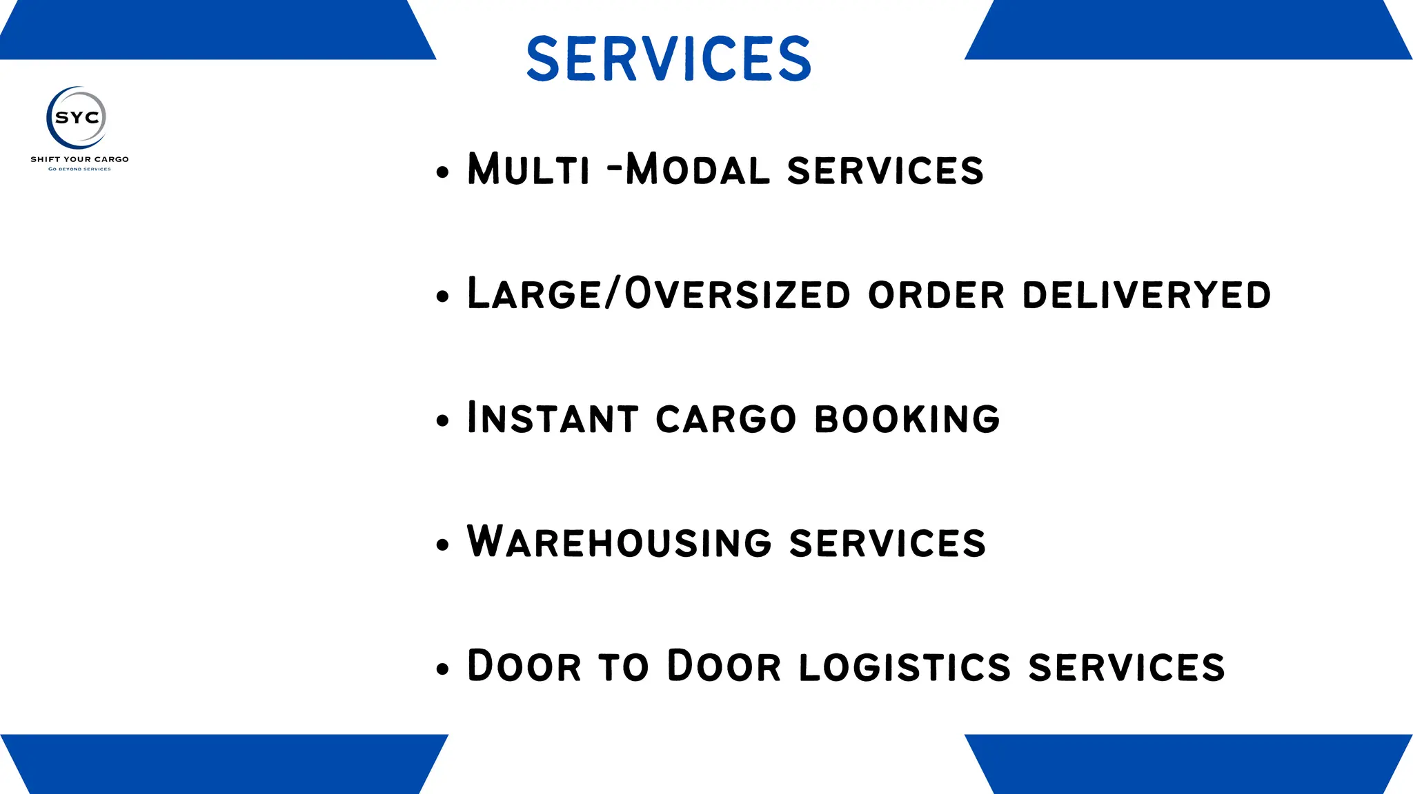 SHIFT YOUR CARGO | PPT