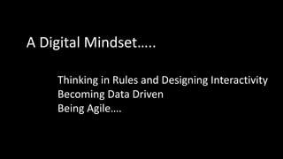 Shift your mindset to DIGITAL MINDSET | PPTX