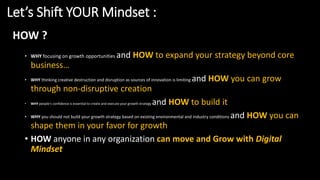 Shift your mindset to DIGITAL MINDSET | PPTX