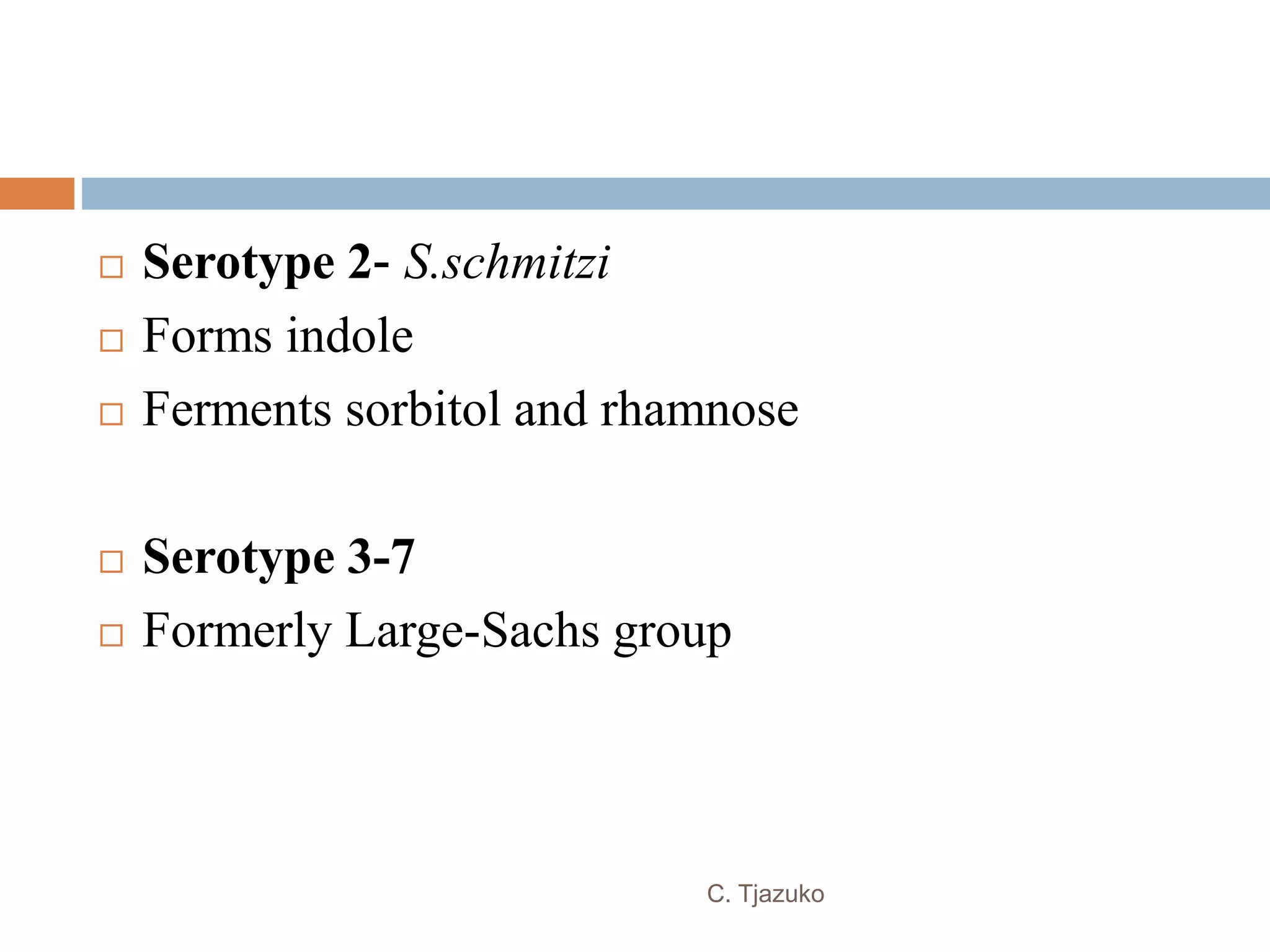 Shigella and Salmonella Lecture | PPTX