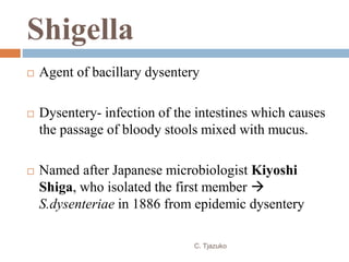 Shigella and Salmonella Lecture | PPTX