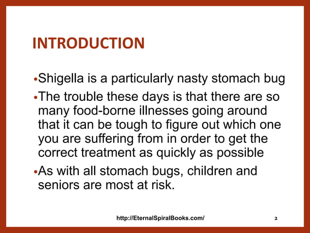 Shigella: How to Stay Safe | PPTX