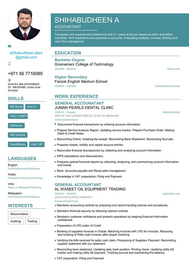 Shihabudheen's resume | PDF