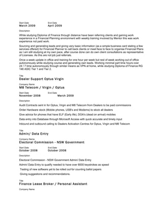 Shikha Chandra 2011 Resume | DOC