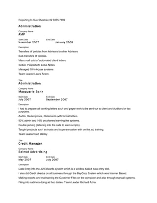 Shikha Chandra 2011 Resume | DOC