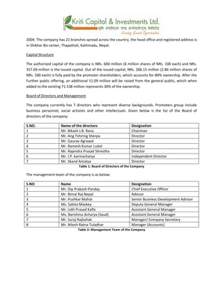 Shikhar insurance fpo snapshot | PDF