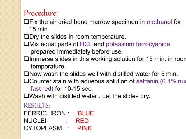 iron staining. | PPT