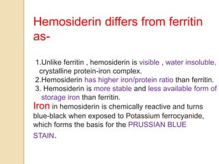 iron staining. | PPTX | Blood Disorders | Diseases and Conditions
