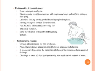 PT in thoracic surgery | PPTX