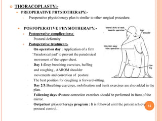 PT in thoracic surgery | PPTX