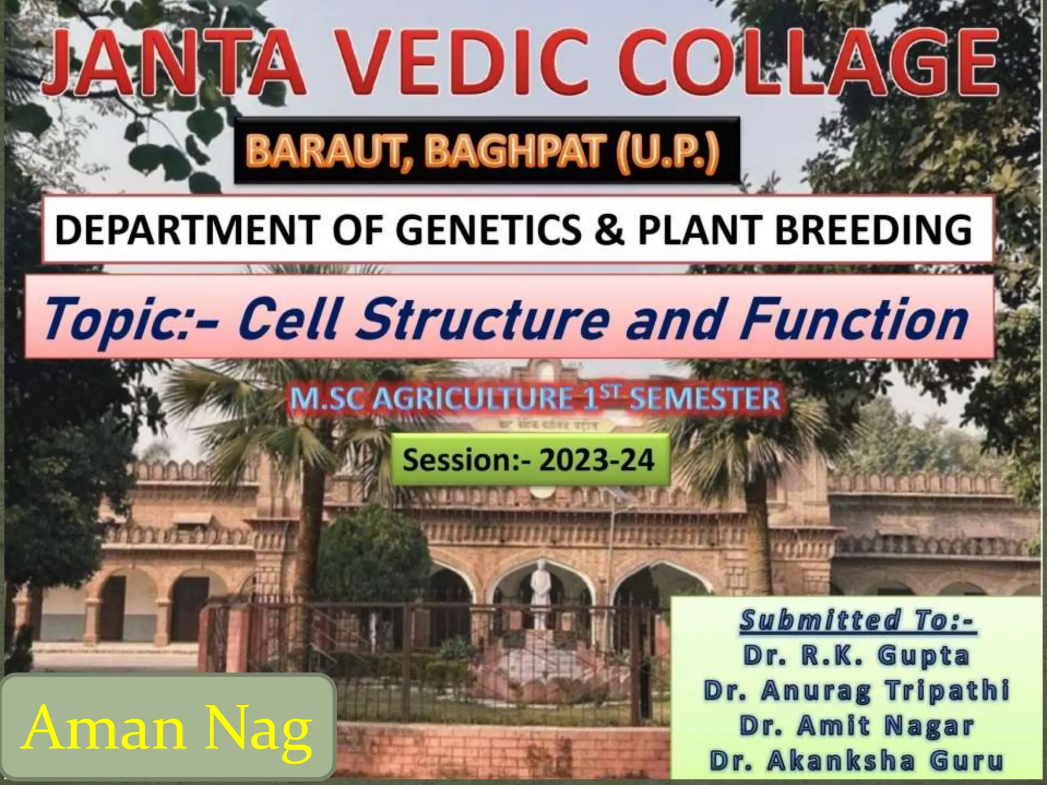 cell Structure and function amannag.pptx