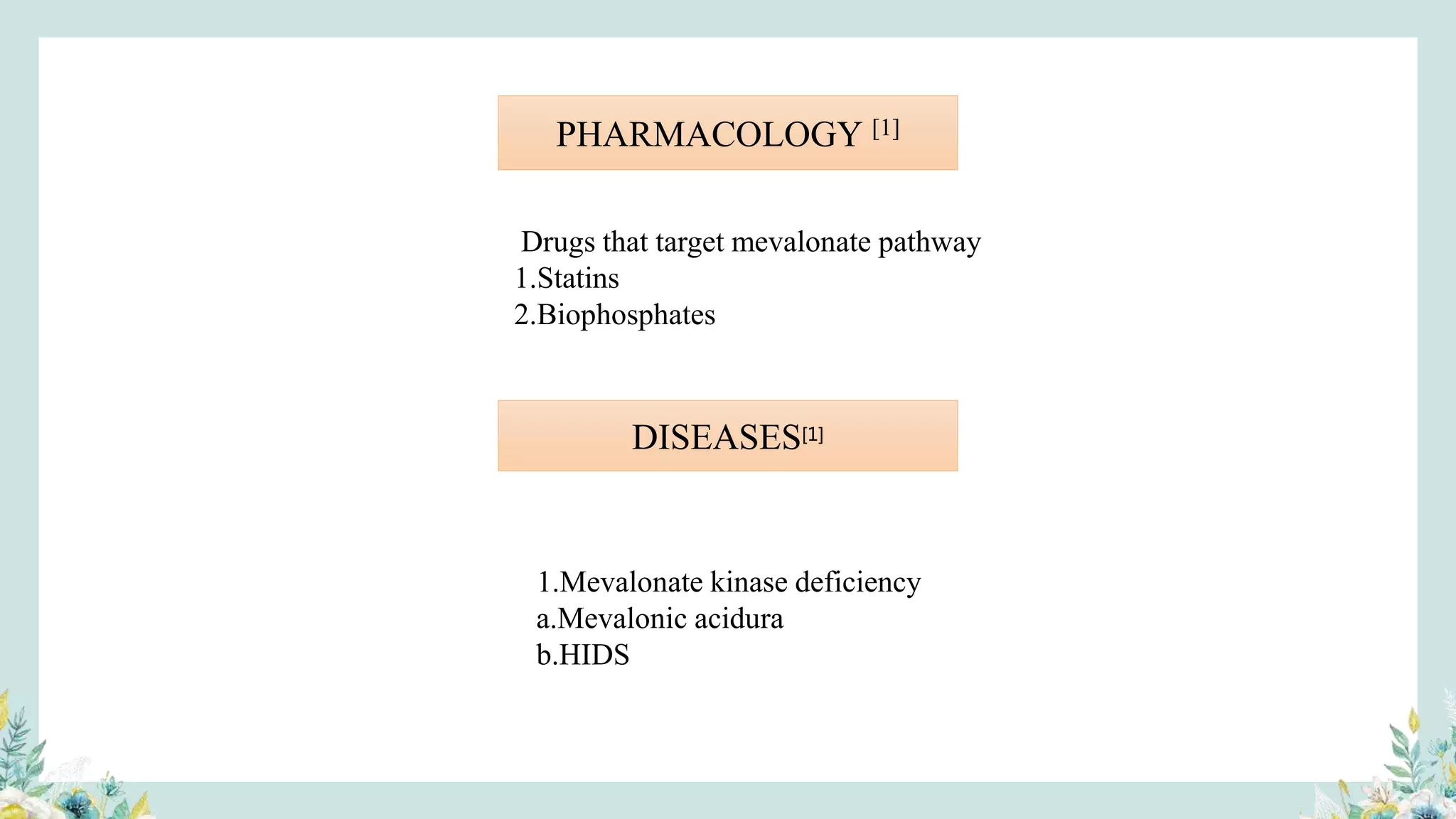 Acetate mevalonate pathway | PPTX