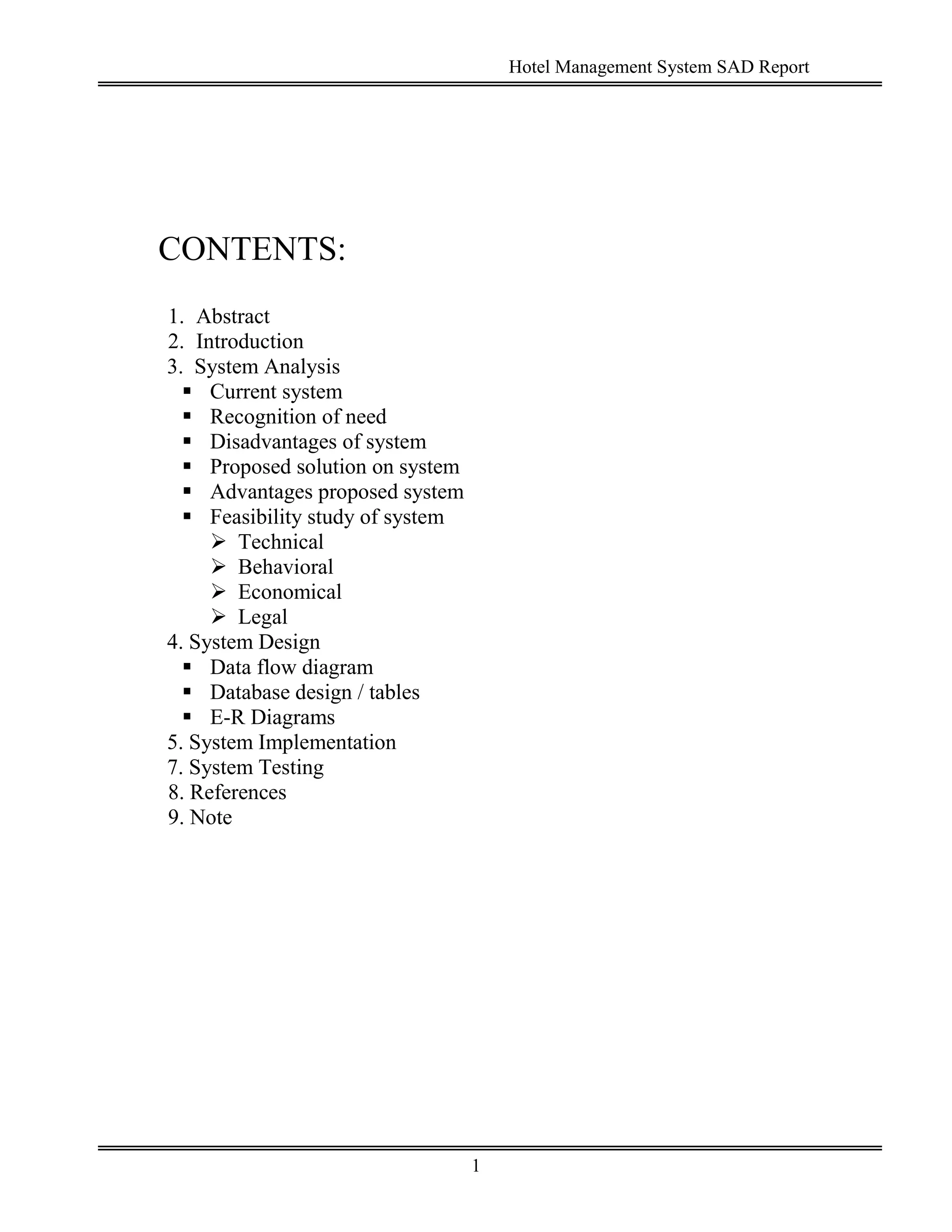 Hotel Management System | PDF