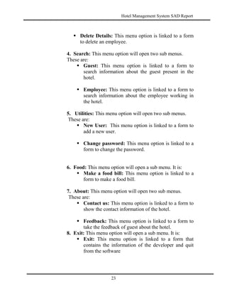 Hotel Management System | PDF