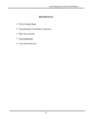 Hotel Management System | PDF