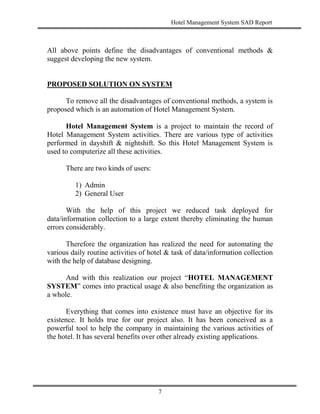 Hotel Management System | PDF