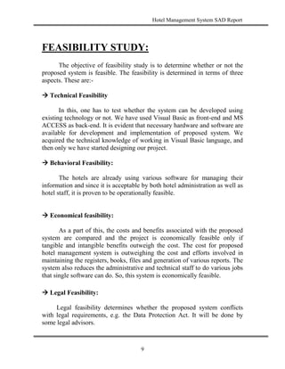 Hotel Management System | PDF