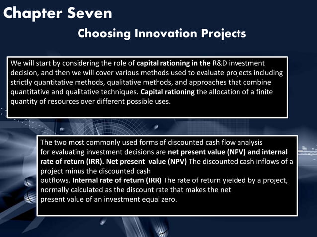 Choosing Innovation Projects and Collaboration Strategies | PPT