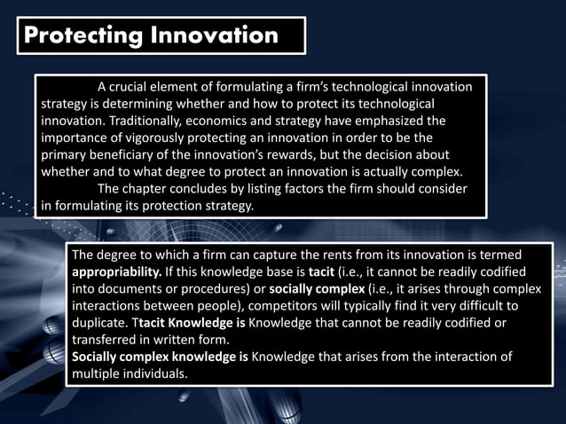Protecting Innovation | PPT