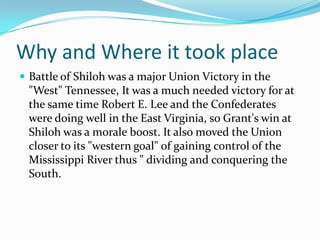 Shiloh battle | PPTX