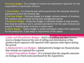 Budget And Budgetary Control.pptx | Business Accounting & Finance ...
