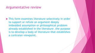 Literature review-Shilpa | PPTX