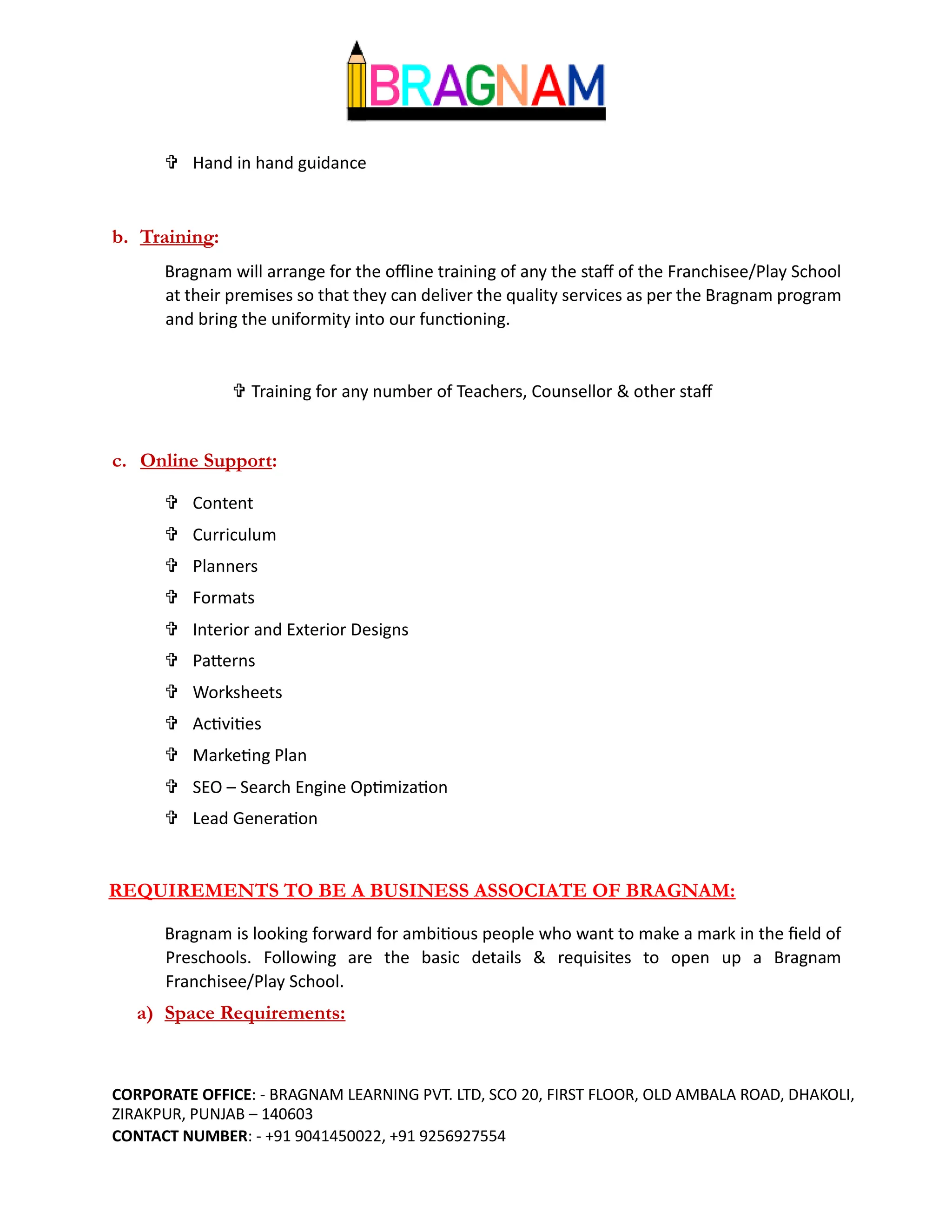 Bragnam Business Proposal For Play School | DOCX