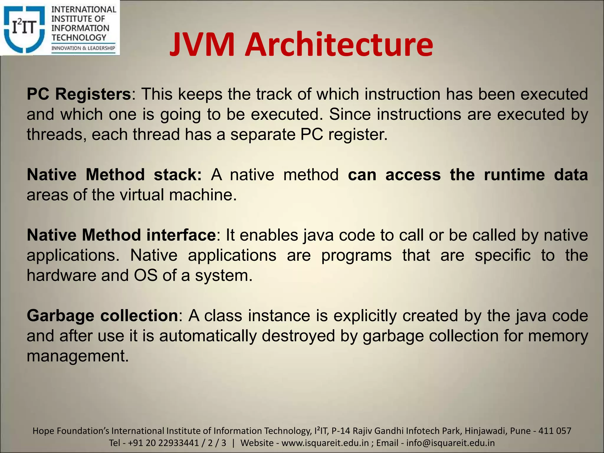 Java As Object Oriented Programming Language Ppt Free Download