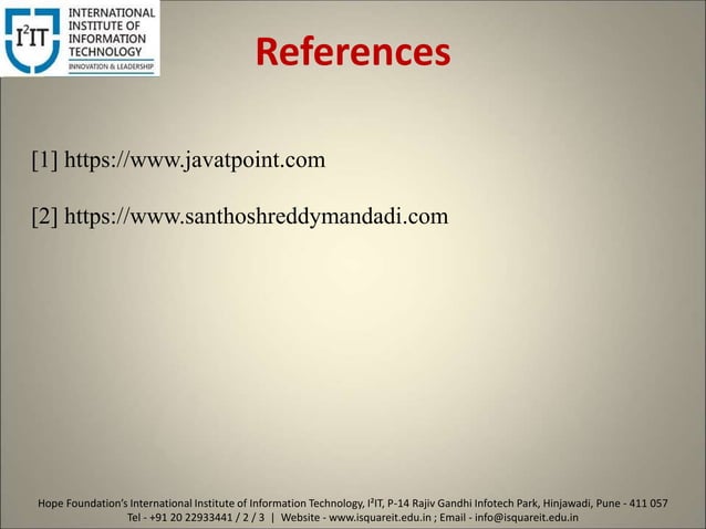 Java As Object Oriented Programming Language Ppt Free Download