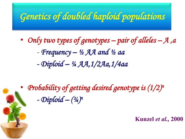 Double Haploids in crop improvement. | PPTX