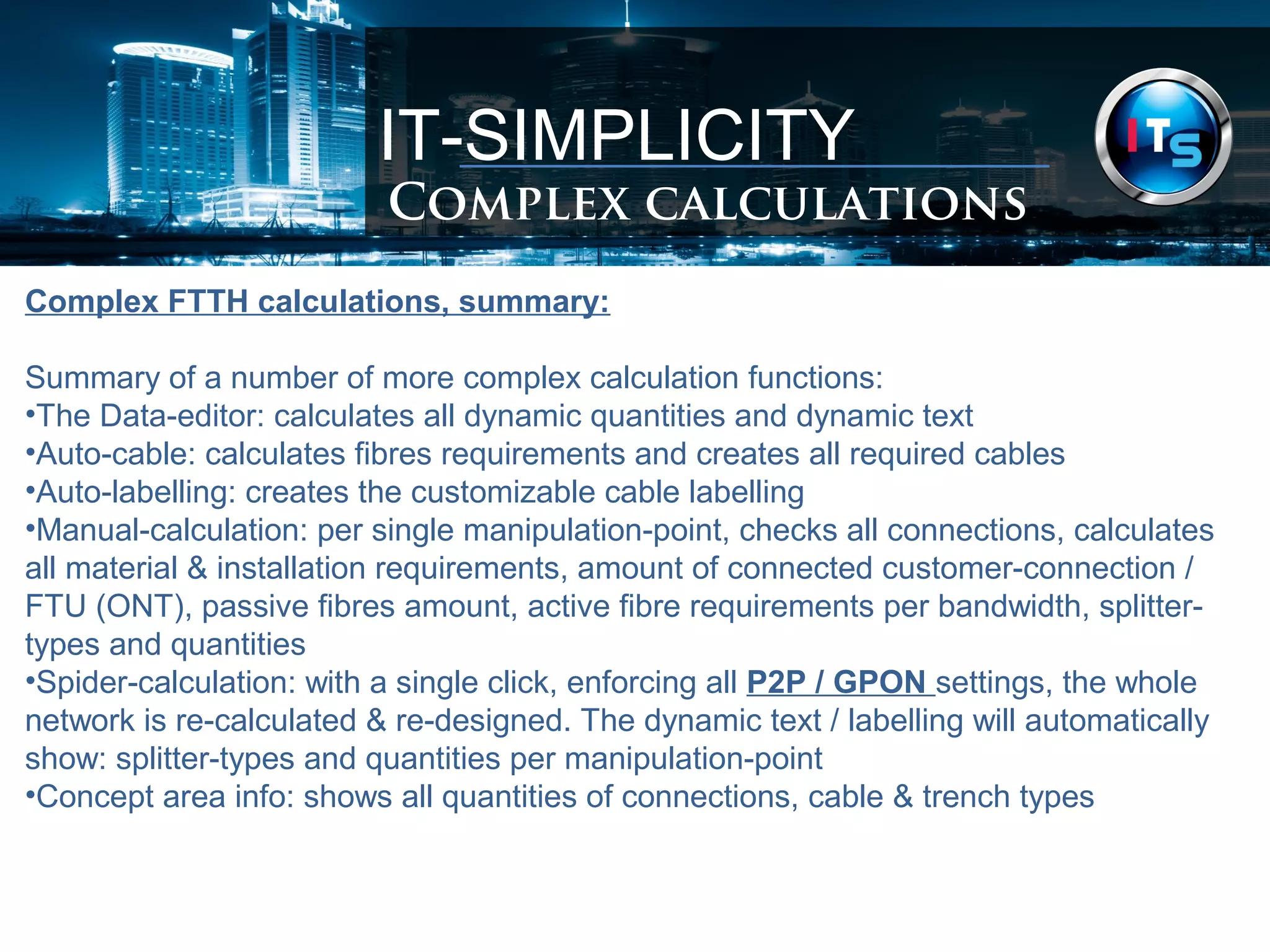 Real Fibre optic FTTH FTTX network design, engineering & planning ...
